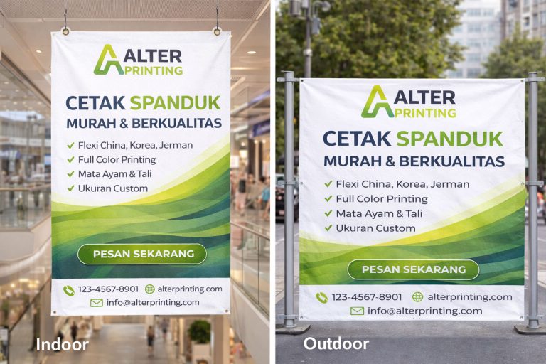 Cetak Spanduk Murah & Berkualitas untuk Promosi - Alter Printing